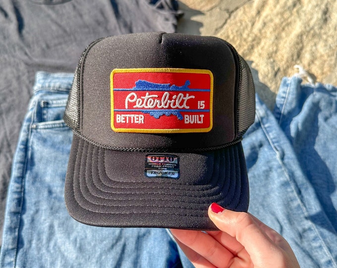 Peterbilt Trucker Hat Cowgirl Trucker Hat Retro Theme Hat Cowboy ...