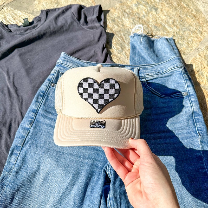 Checkered Hat - Etsy