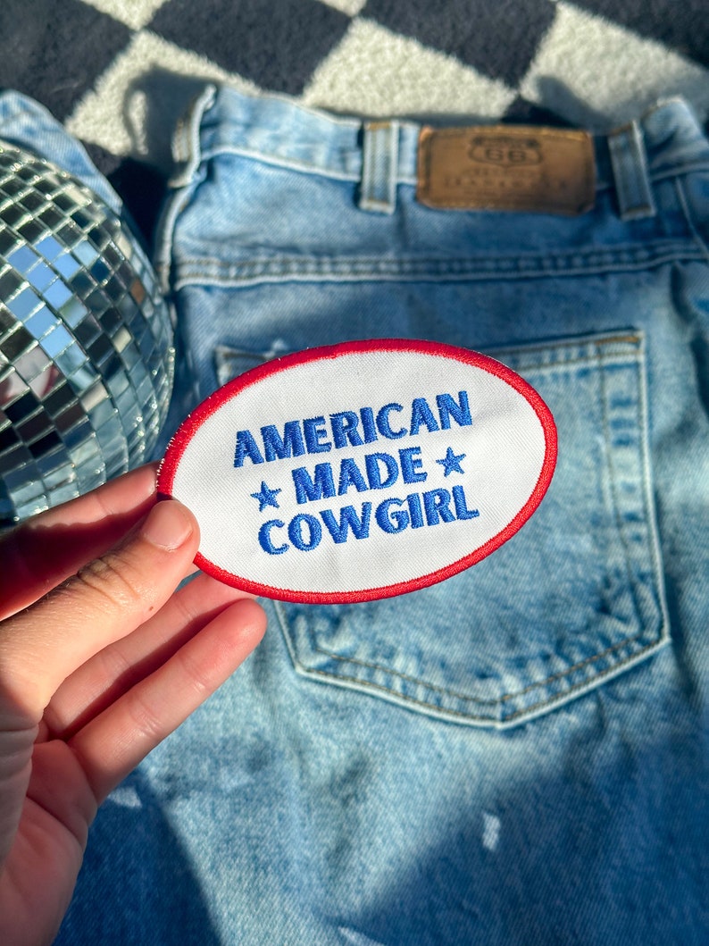 American Cowgirl Patch Western Iron on Patch for Jacket Western Patch ...