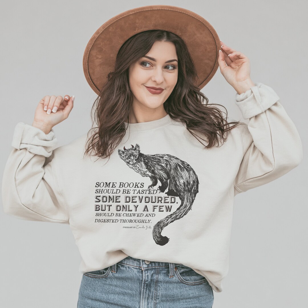 Inkheart Sweatshirt Gwin Character Long Sleeved Fantasy Quote Book ...