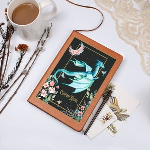 Custom Mythological Dragons Travel Journal, Leather Notebook, Dragon ...