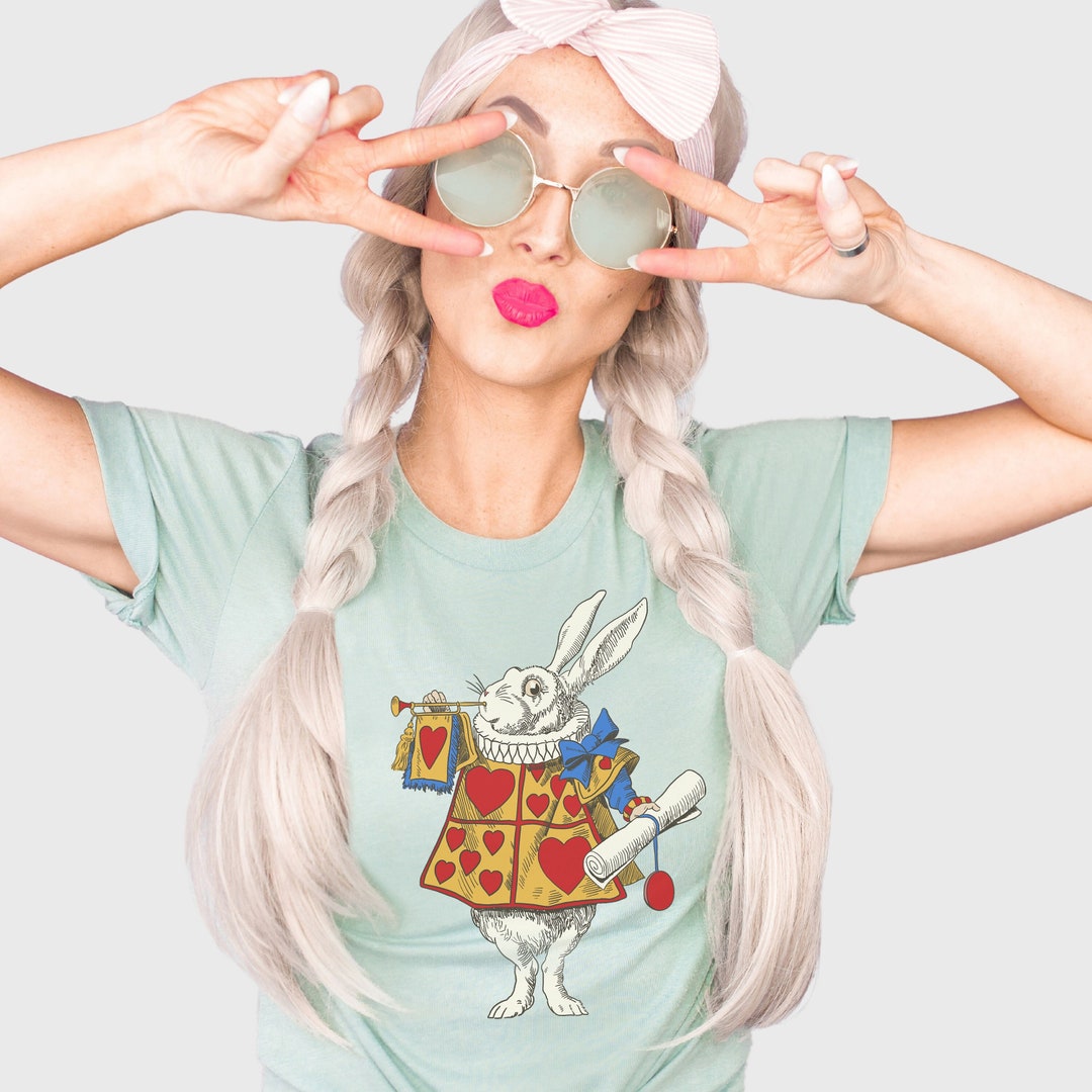 White Rabbit Trumpet Shirt Classic Literature Unisex Tshirt - Etsy