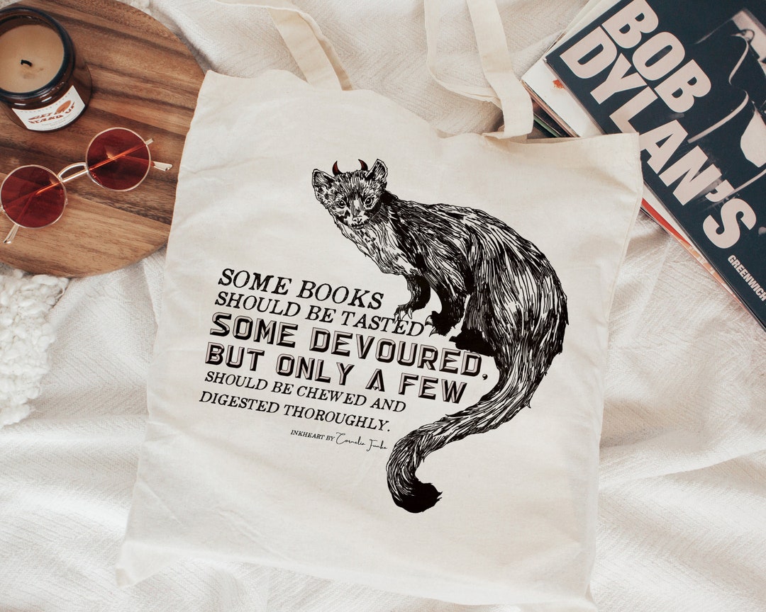 Inkheart Tote Bag Gwin Character Canvas Tote Inkheart Book Lover Gift ...