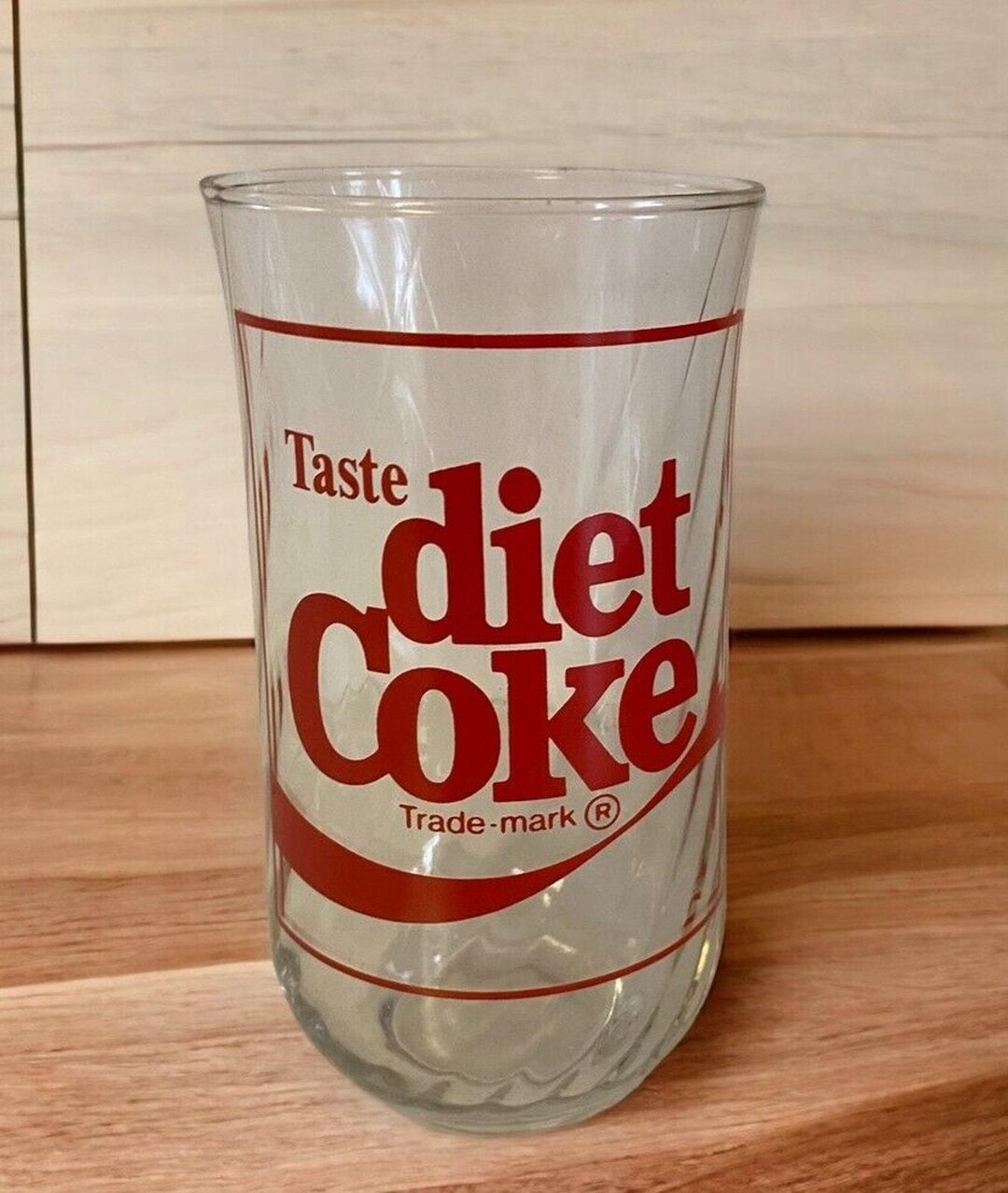Vintage New Old Stock Taste Diet Coke Coca-cola Promo Tumbler Swirl ...