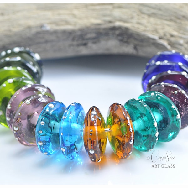 Lampwork Disc Bead - Etsy