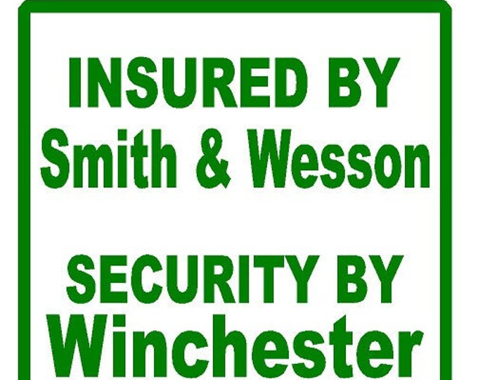 Protected by ....fun Warning Sign - Etsy