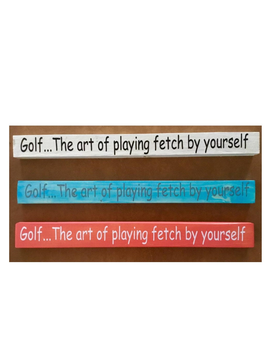 Funny Golf Rustic Farmhouse Home Decor Sign // Custom Wooden Signs ...