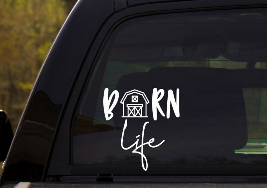 Barn Life Decal // Country Decal // Farm Decal // Car Decal // Farm ...