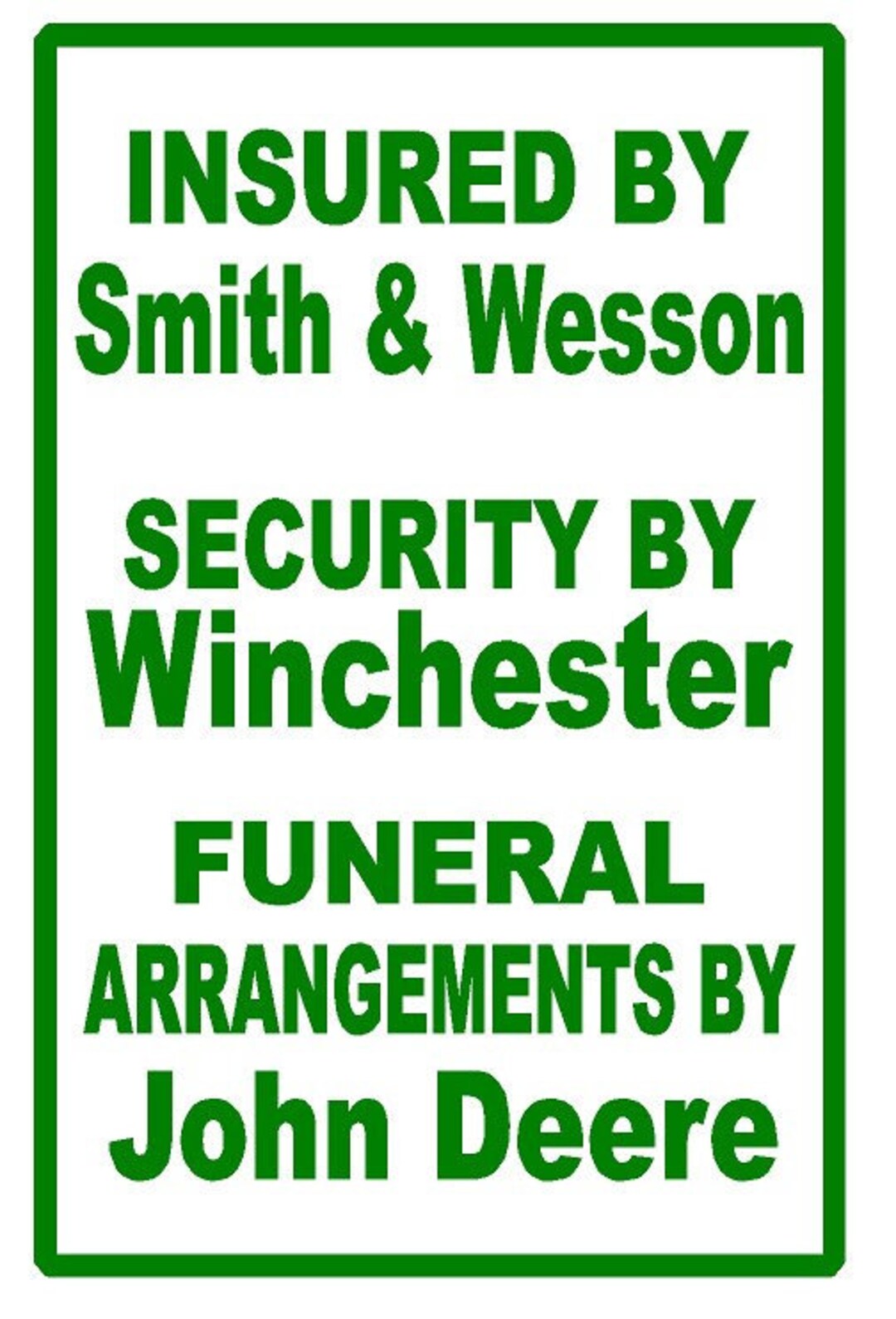 Protected by ....fun Warning Sign - Etsy