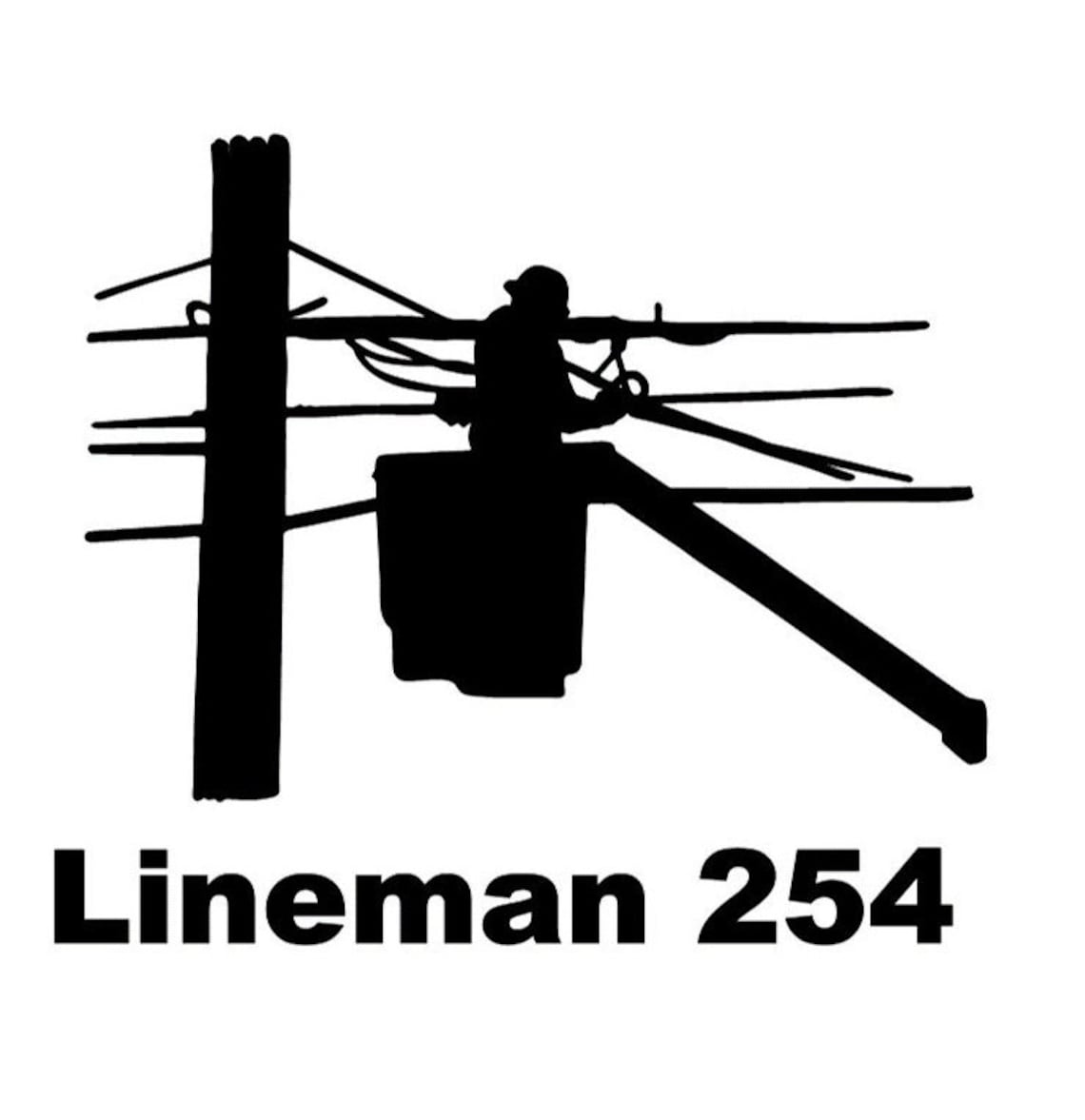 Lineman //Lineman Decal // Vinyl Decal // I love my Lineman // | Etsy