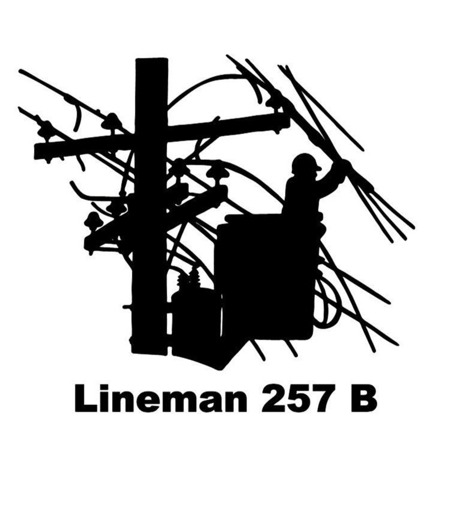 Lineman //Lineman Decal // Vinyl Decal // I love my Lineman // | Etsy