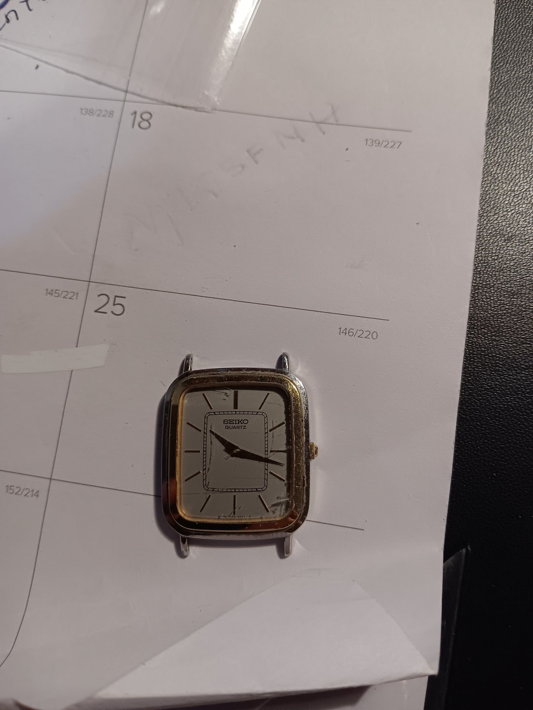 Seiko Vintage Quartz Watch - Etsy