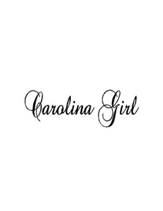 Carolina Girl Decal - Etsy