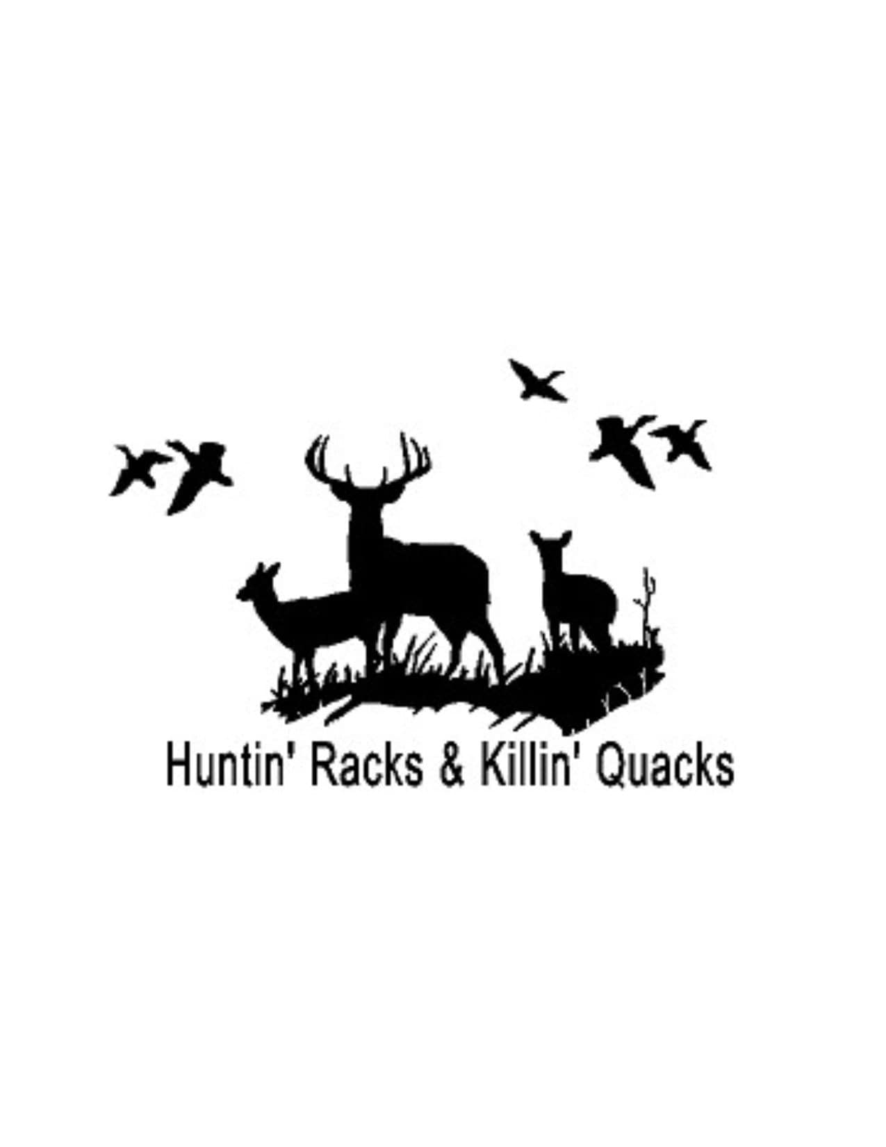 Hunting Racks and Killin Quacks Decal Deer Ducks Country | Etsy