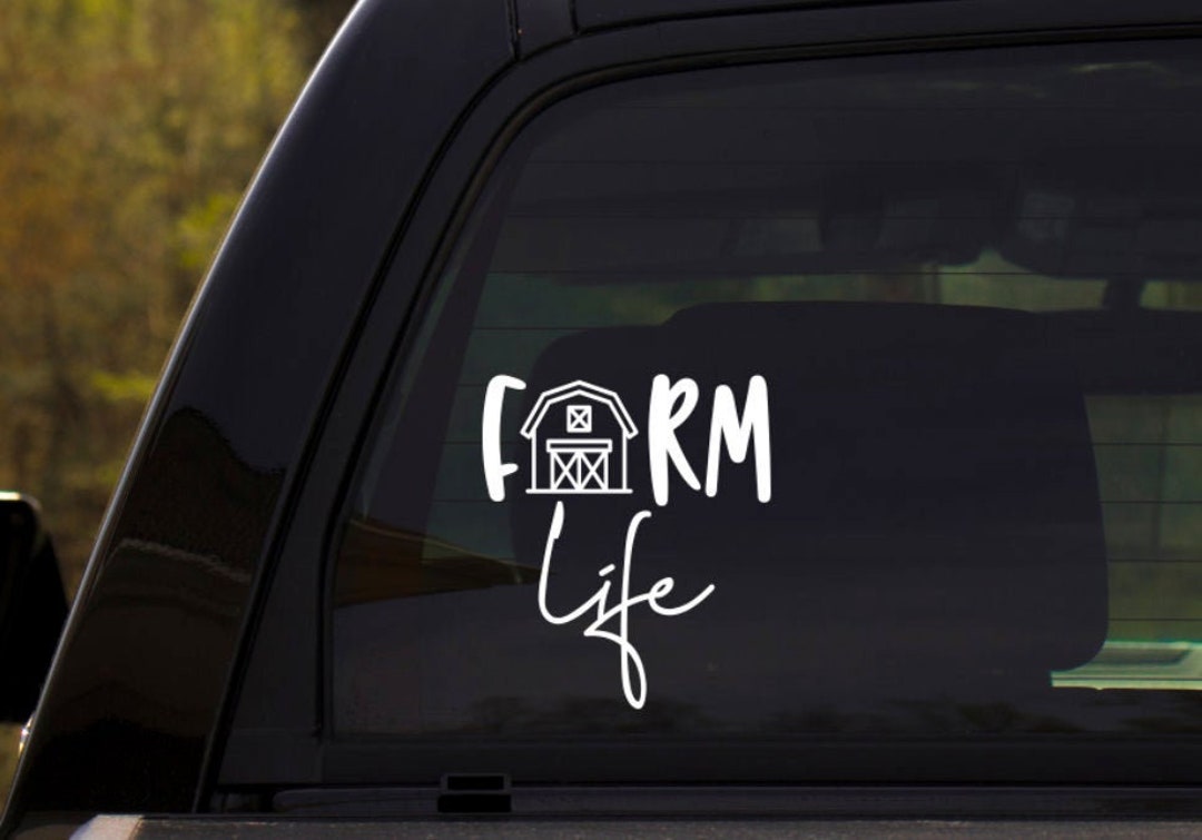 Farm Life Decal // Country Decal // Barn Decal // Car Decal // Barn ...