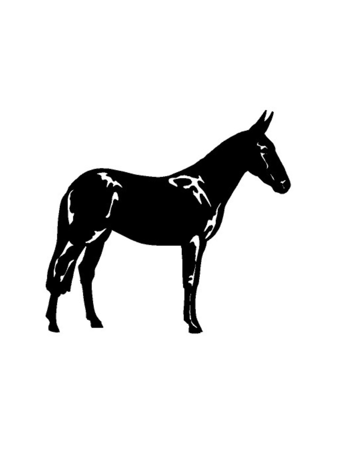 Mule Decal - Etsy