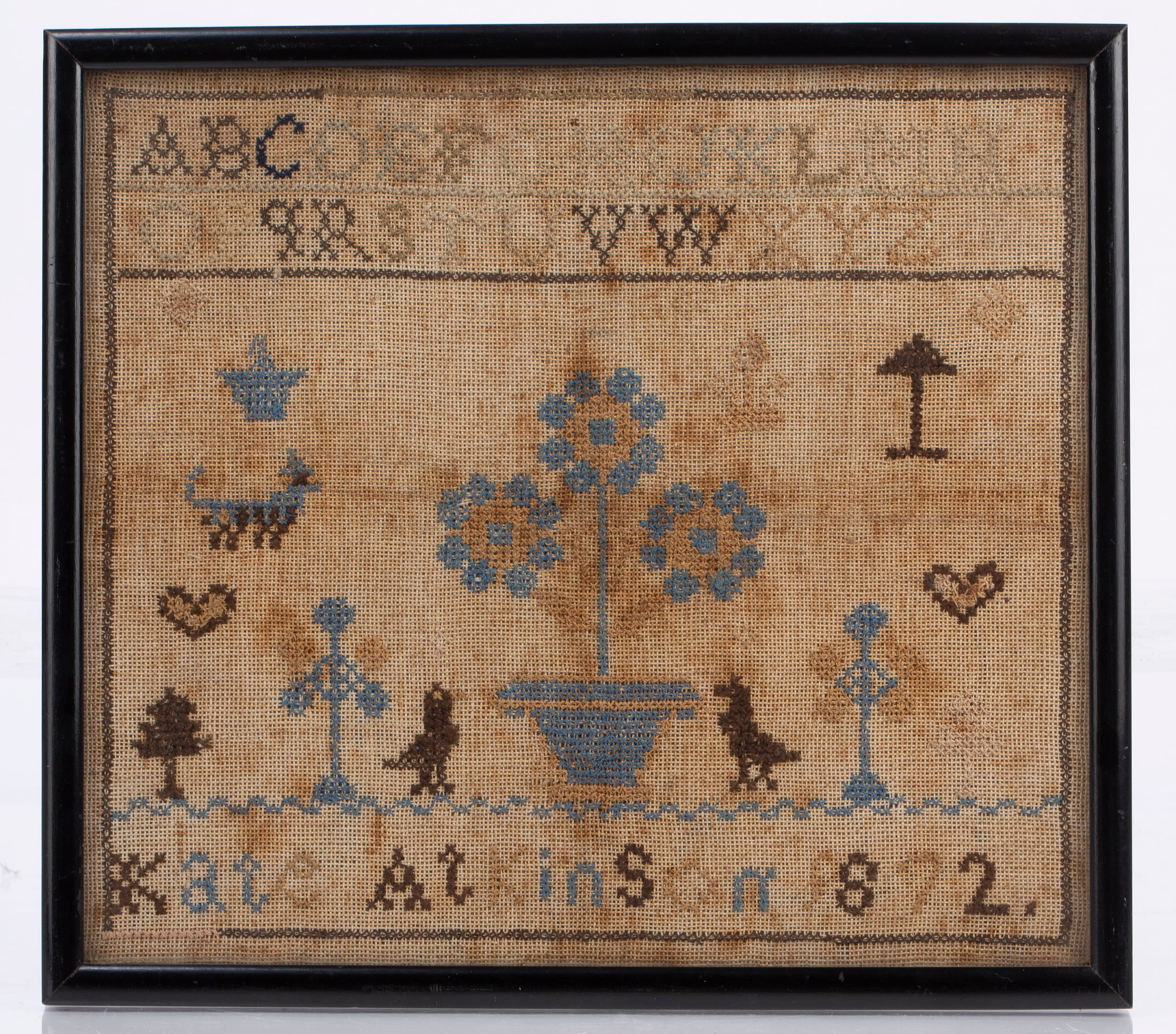 Kate Atkinson 1872 - Reproduction Sampler (PDF) - Etsy