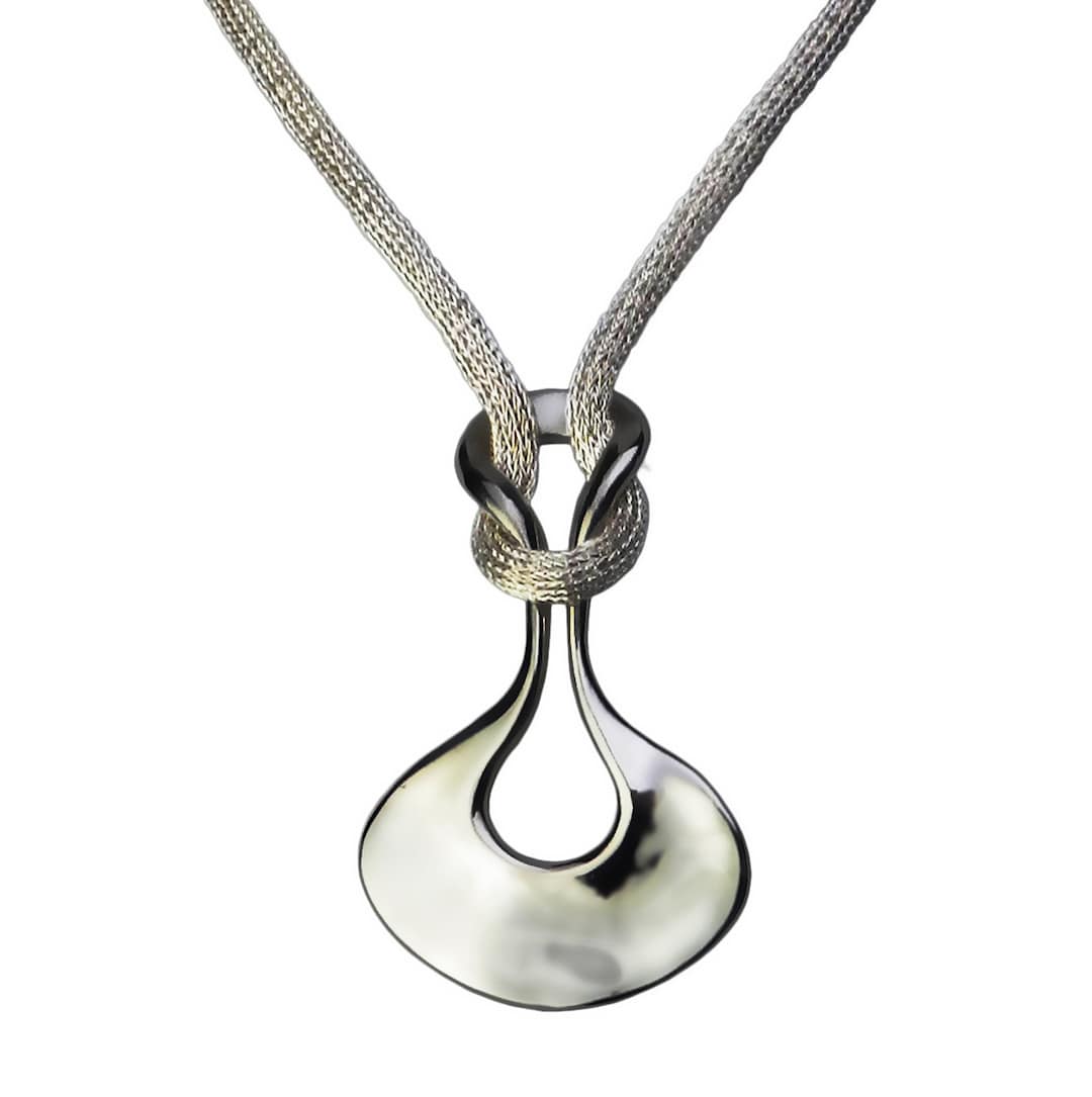 Jordan Schlanger Silk & Silver™ Hercules Knot Pendant on - Etsy