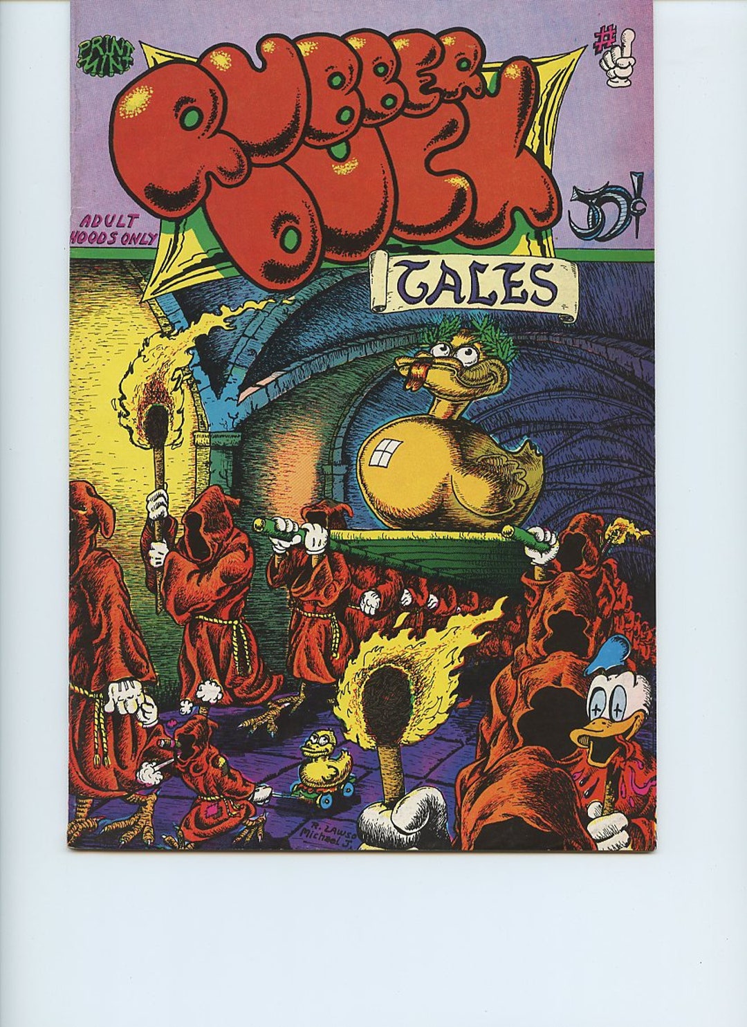 RUBBER DUCK TALES #1 / Only Printing / 1971 / 36 Pages / the Print Mint ...