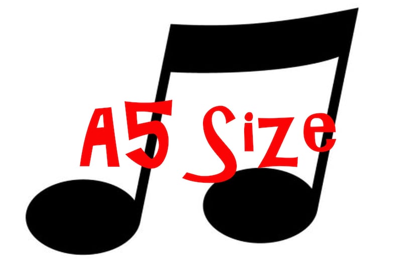 Stencil Musical Note A4 or A5 Size - Etsy