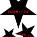 Stencil 3 Stars A4 Size - Etsy
