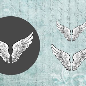 Stencil Wings A4 Size - Etsy Canada