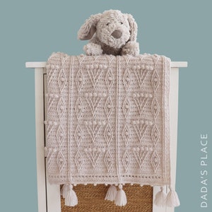 CROCHET PDF PATTERN: Chelsea Blanket//crochet Baby Blanket/modern ...