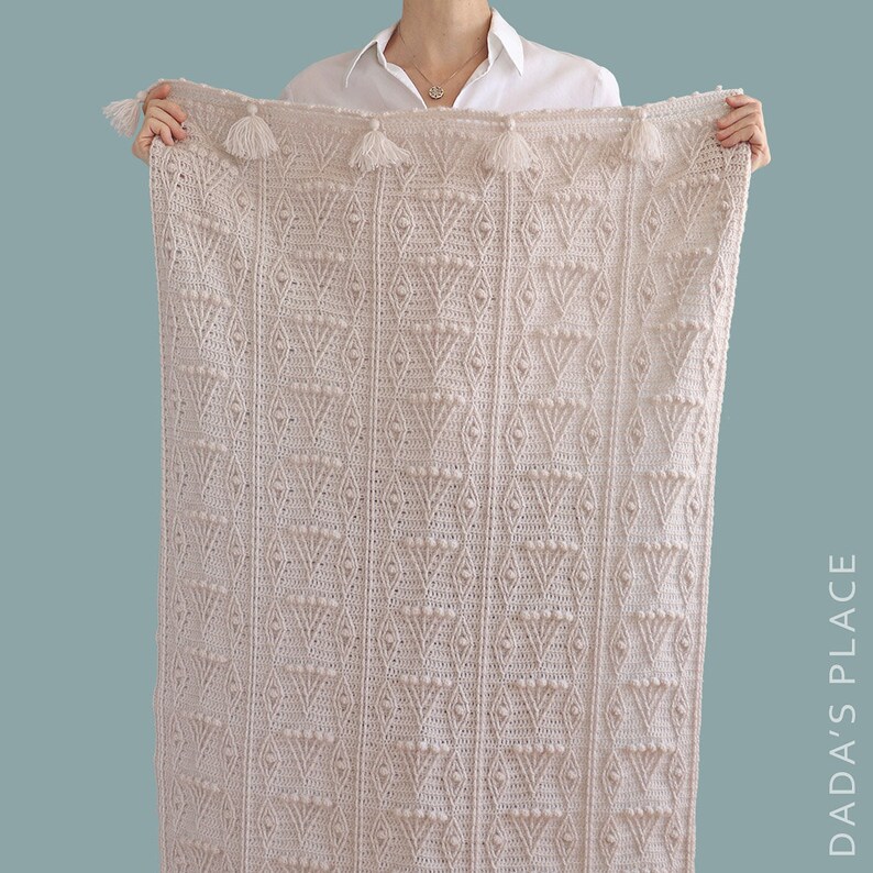 CROCHET PDF PATTERN: Chelsea Blanket//crochet Baby - Etsy