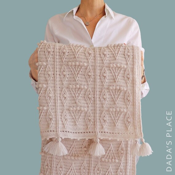 CROCHET PDF PATTERN: Chelsea Blanket//crochet Baby - Etsy