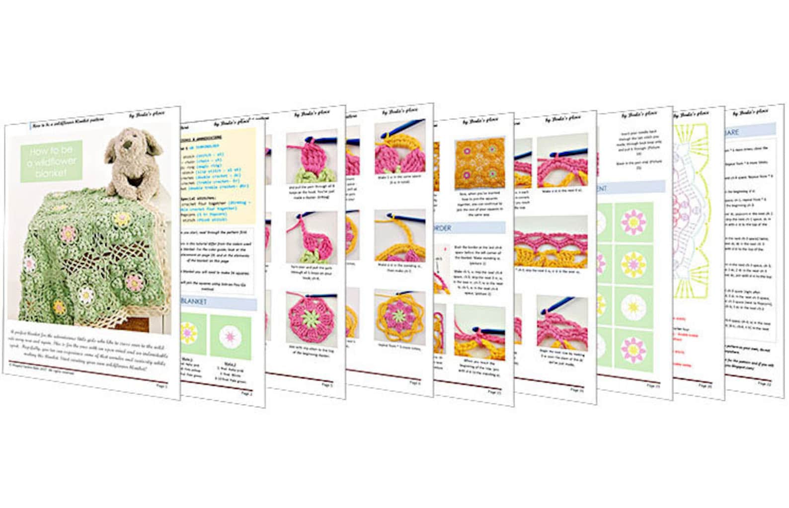 CROCHET PATTERN: Popcorn Stitch Blanket/step-by-step Crochet - Etsy