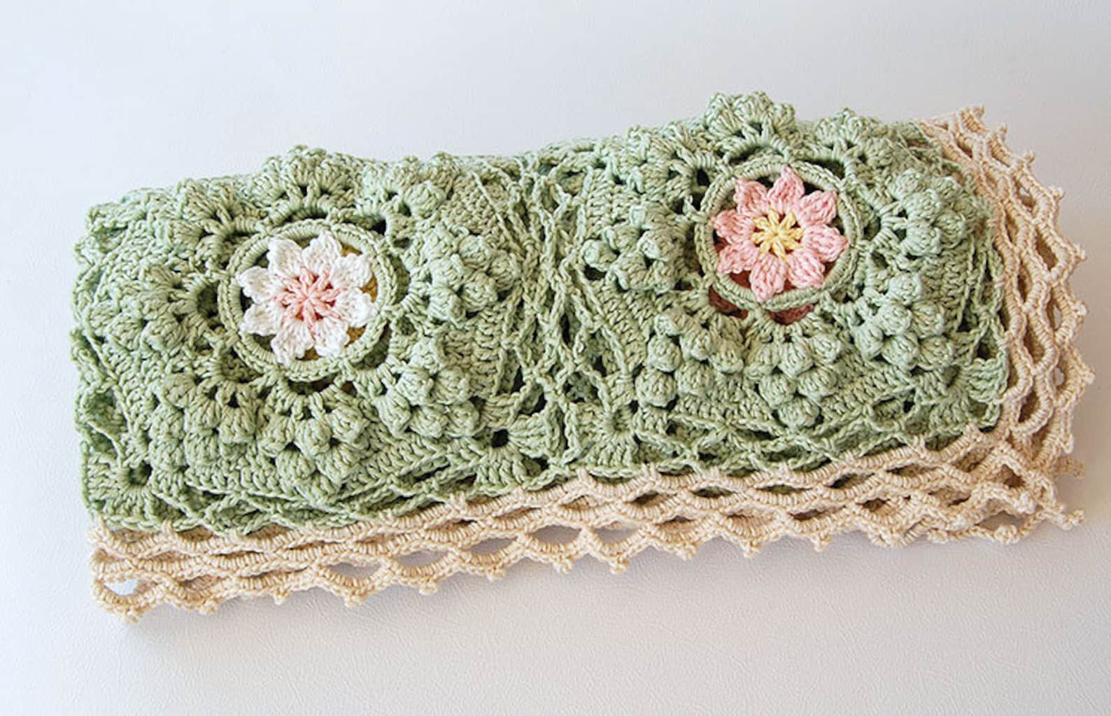 CROCHET PATTERN: Popcorn Stitch Blanket/step-by-step Crochet - Etsy