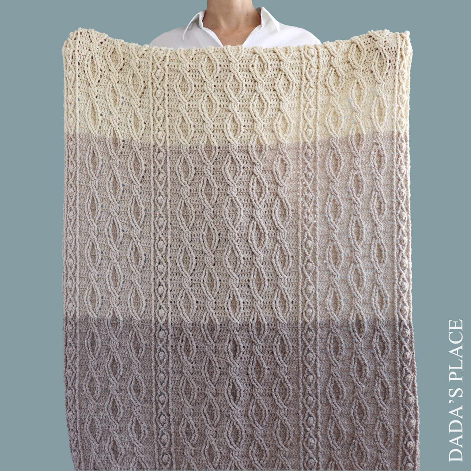 CROCHET PDF PATTERN: Galaxy Blanket/crochet Cable Blanket/baby | Etsy