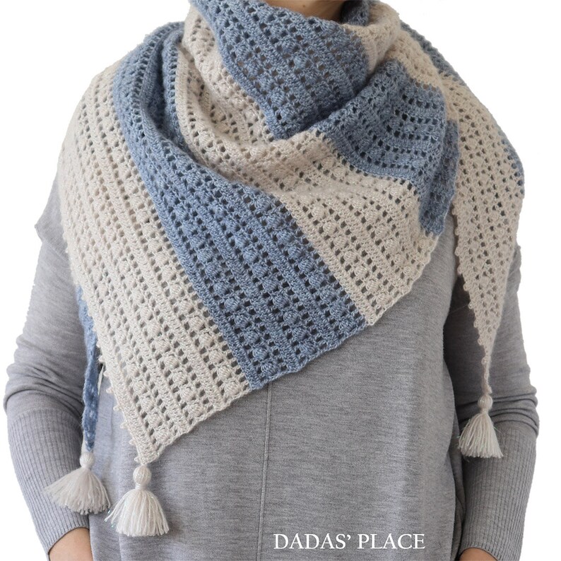 CROCHET PATTERN: Felicity Shawl/easy to Crochet Shawl/triangular ...