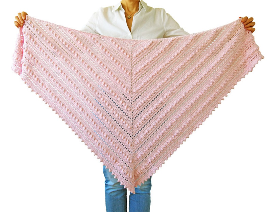 CROCHET PATTERN: Kaya Shawl/step-by-step Tutorial/modern Crochet Shawl ...