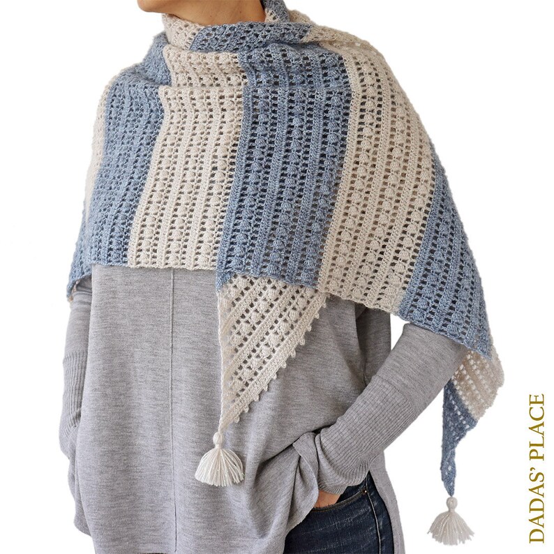 CROCHET PATTERN: Felicity Shawl/easy to Crochet Shawl/triangular ...