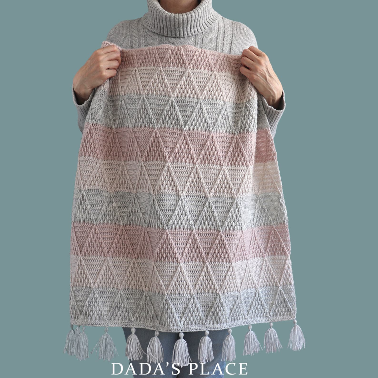 CROCHET PDF PATTERN: Arizona Blanket/modern Crochet Afghan/textured ...
