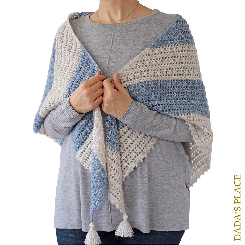 CROCHET PATTERN: Felicity Shawl/easy to Crochet Shawl/triangular ...