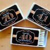 Custom Milestone Birthday Cigar Labels Party Favor 30th 40th 50th ...
