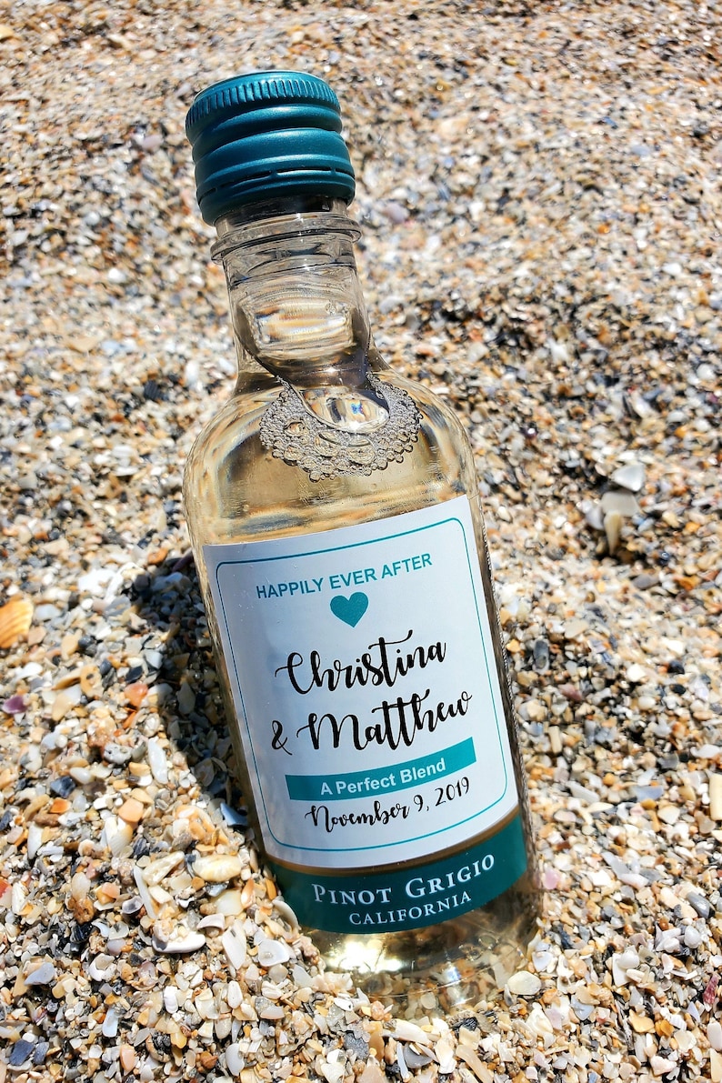 Personalized Wedding Sutter Home Mini Wine Bottle Labels Party Favor ...