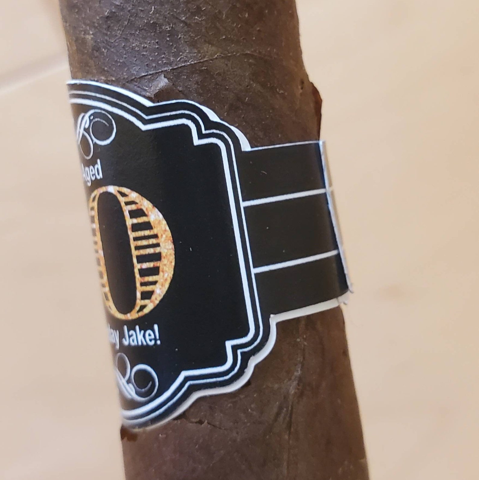 Custom Milestone Birthday Cigar Labels Party Favor 30th 40th 50th ...