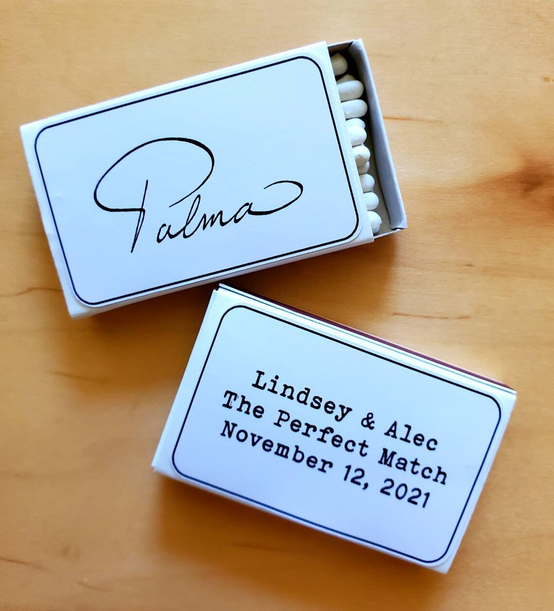 Custom Logo Matchboxes With Labels Matchbox Corporate Logo - Etsy