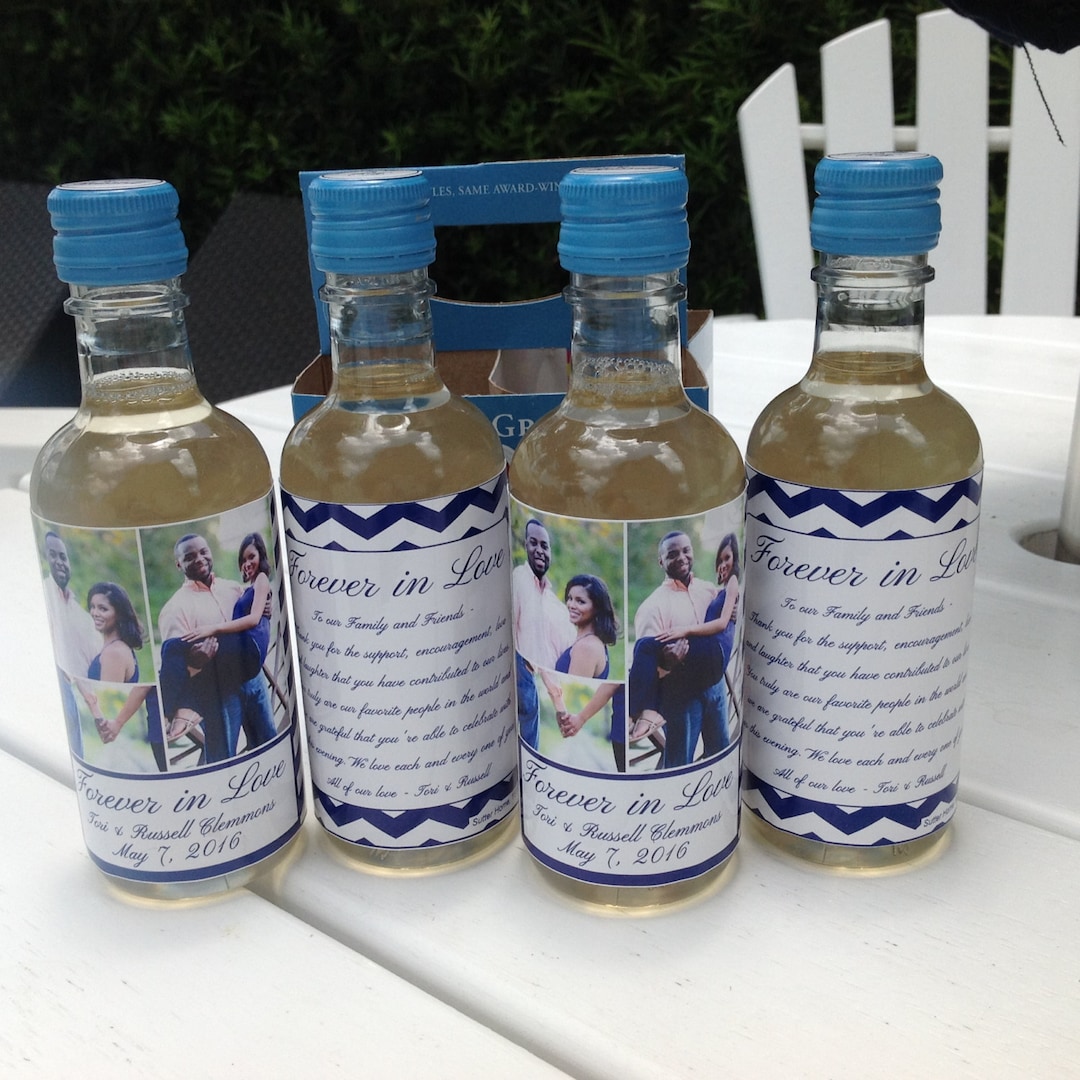 Personalized Wedding Mini Wine Labels Party Favor Sutter Home 187ml ...