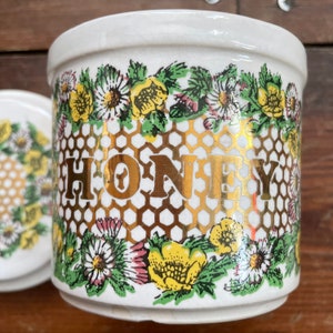 National Trust Honey Jar Boncath Pottery - Etsy