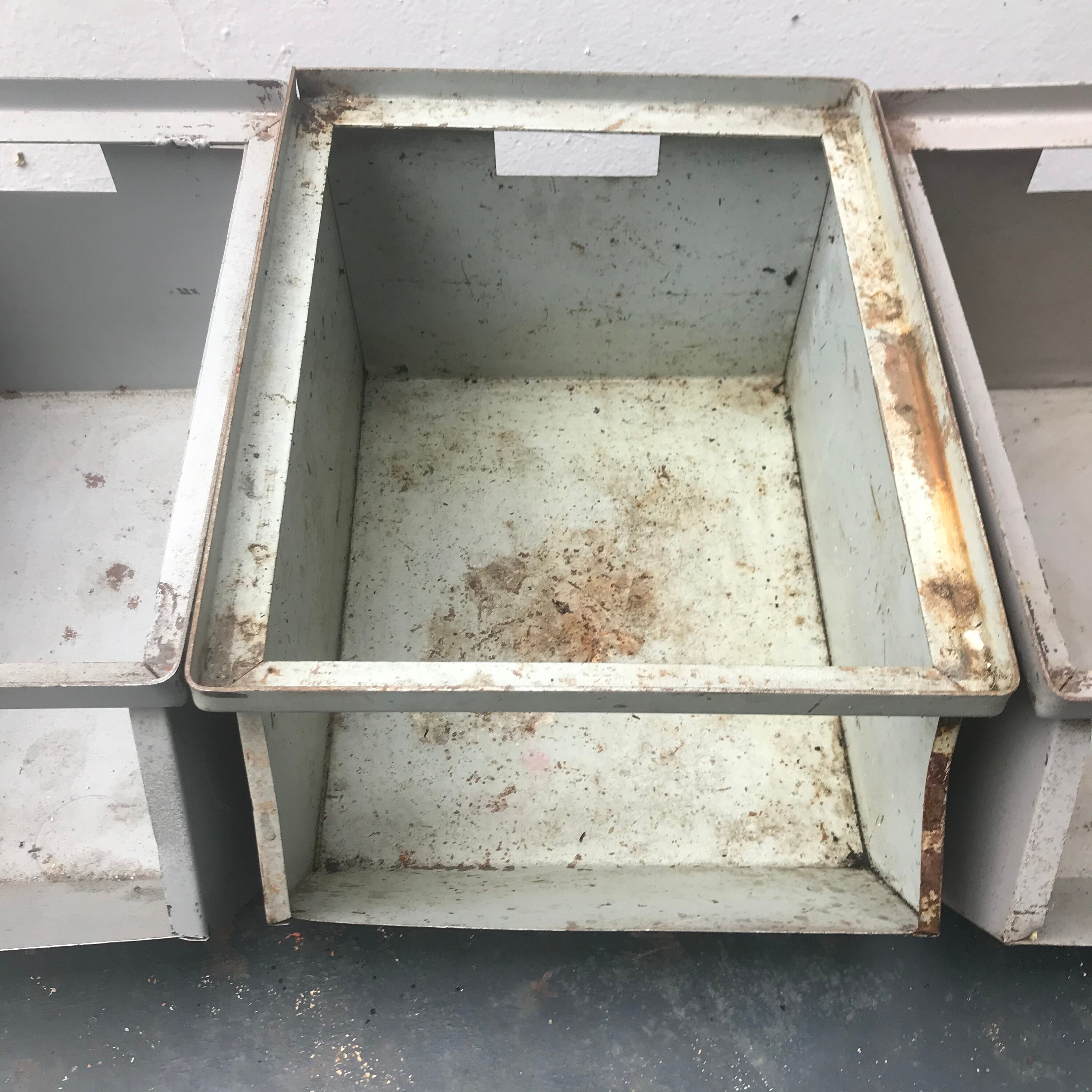 Metal Industrial Stacking Boxes Organisers - Etsy UK