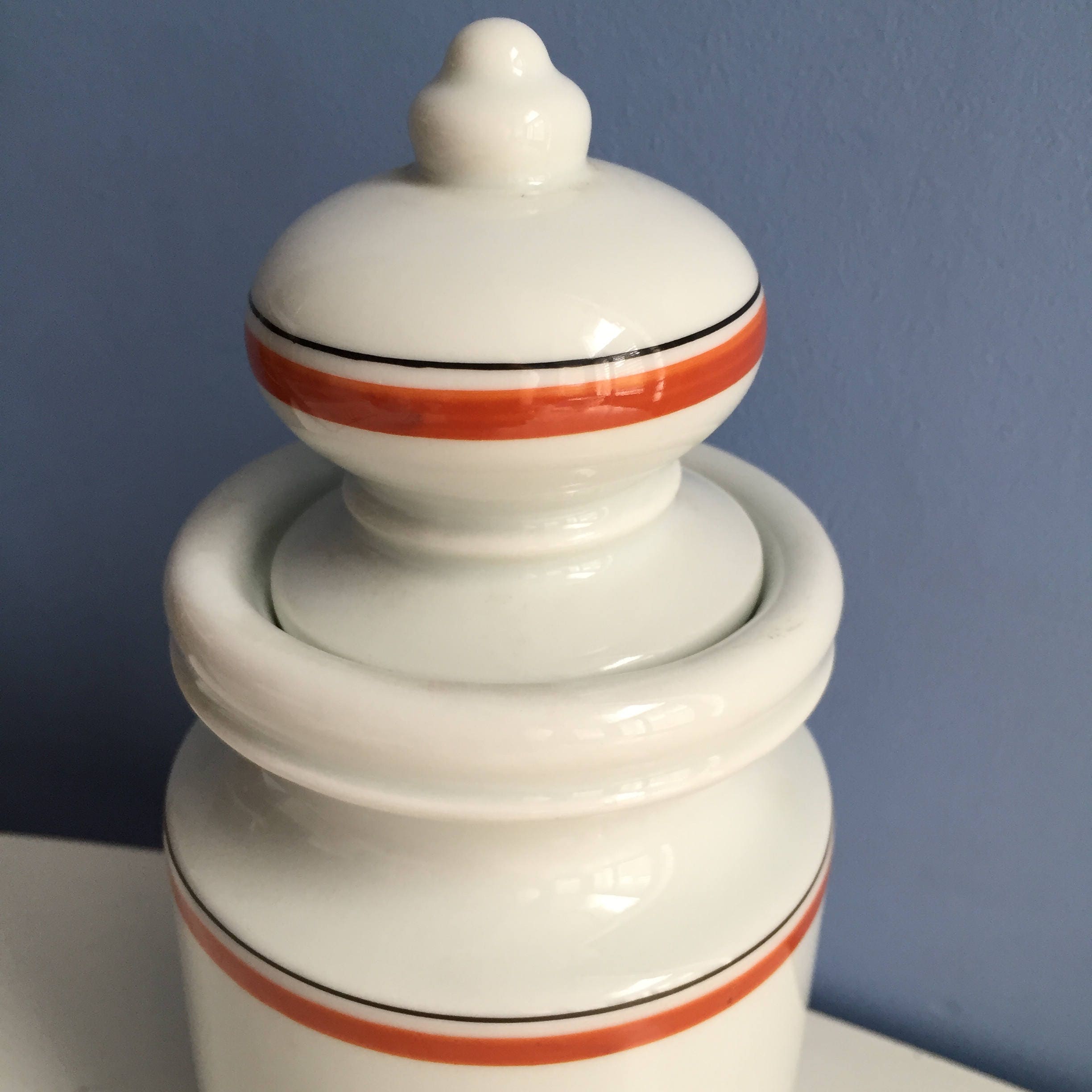 Ceramic Jar by Porcelaine D'Auteuil Bistrot Range Design | Etsy