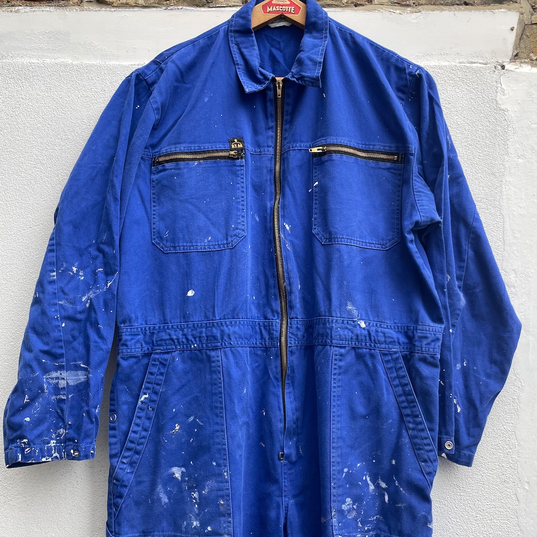 Blue Chore Boiler Suit Coverall Large - Etsy