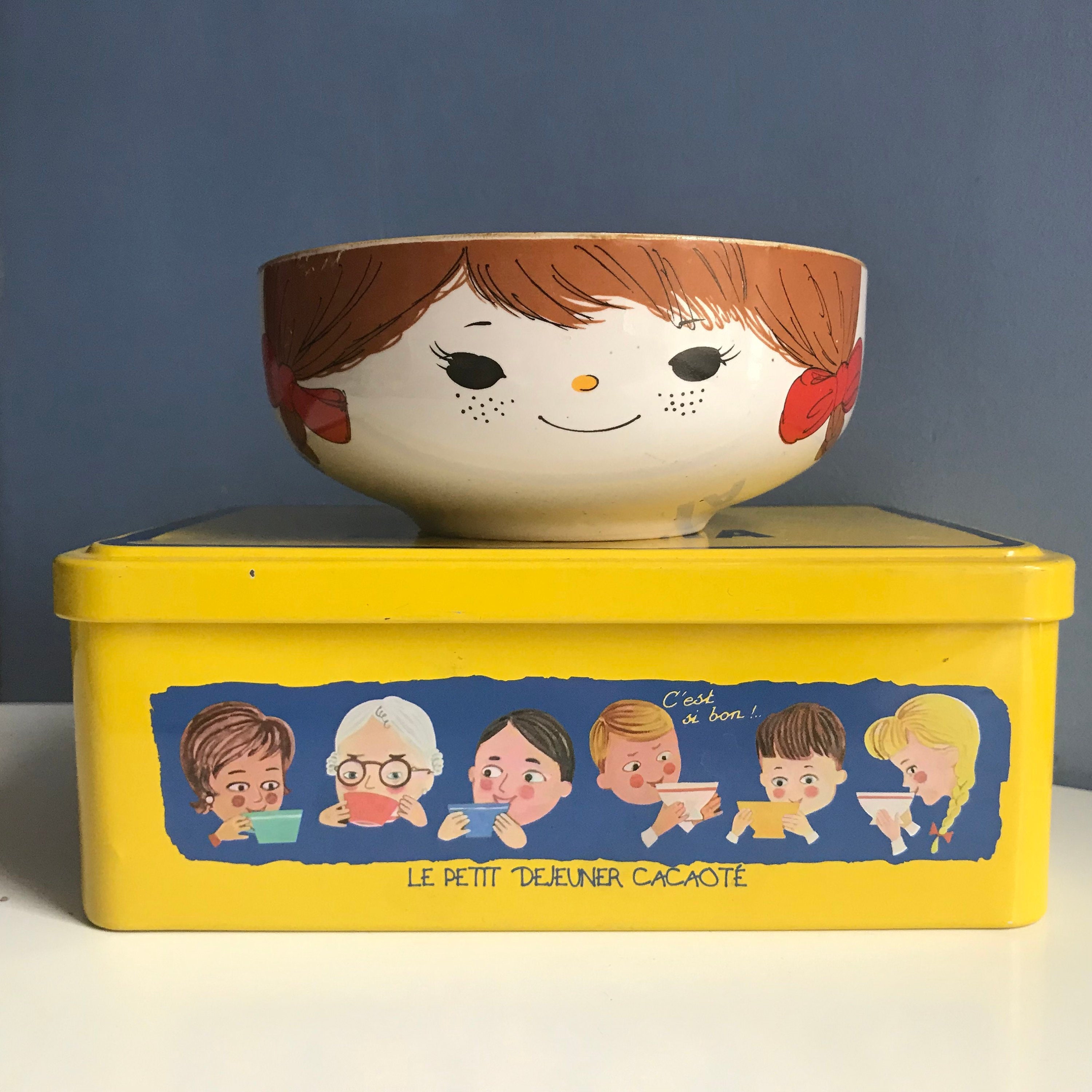 Dining & Serving Home & Living Bowls Vintage Interpur Korea Child Girl ...