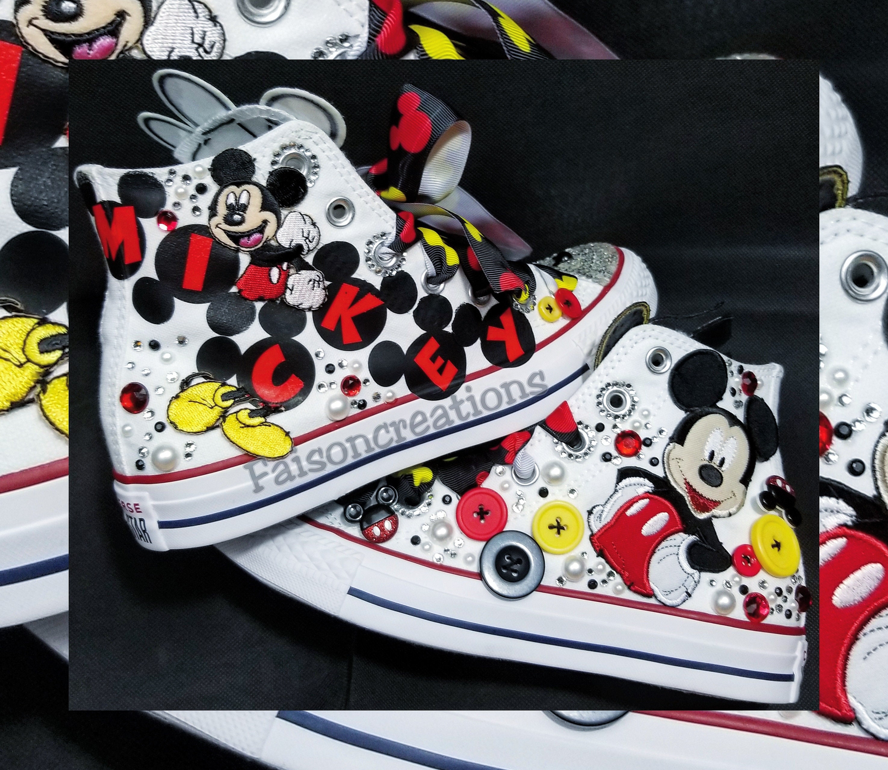 Adult Mickey Mouse Custom Converse - Etsy