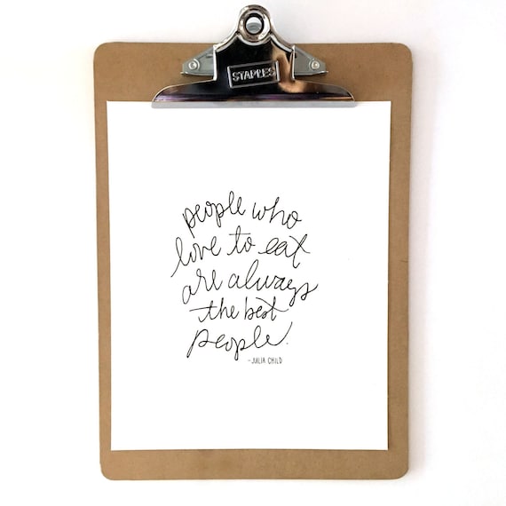 Julia Child Printable Gift for Her 8x10 | Etsy