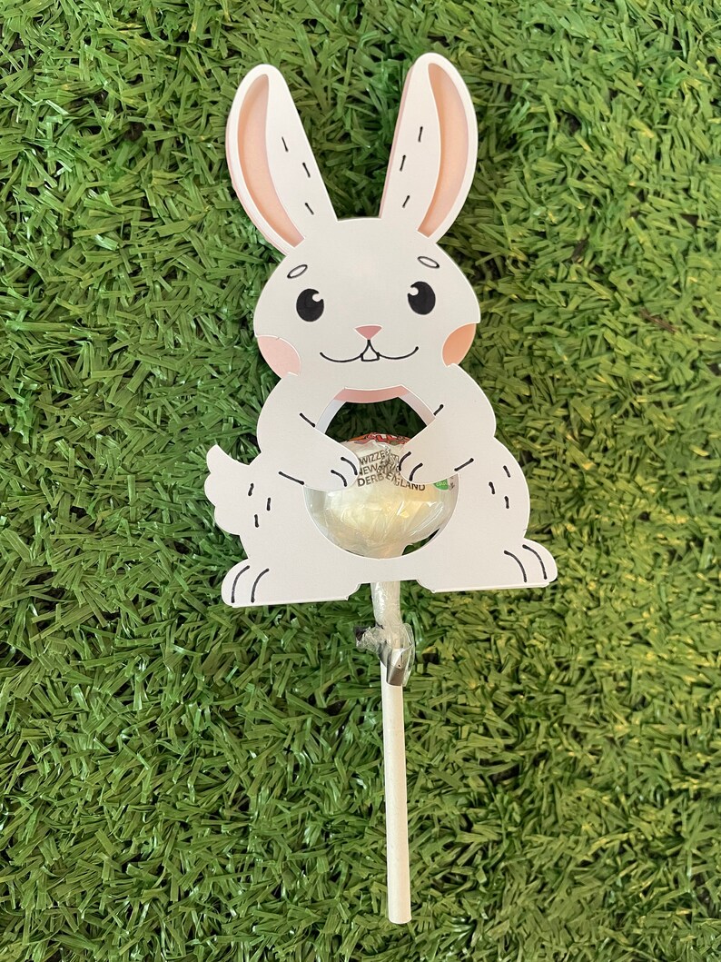 Easter Bunny Lollipop Holder - Etsy